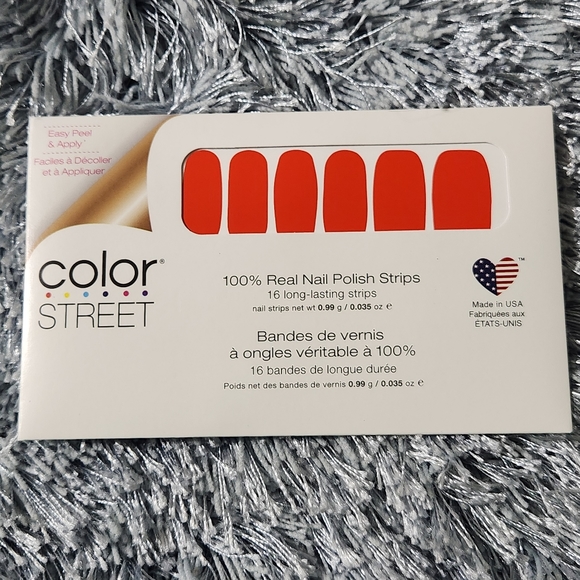 Color Street | Makeup | Color Street Neon Orange Solid High Voltage ...